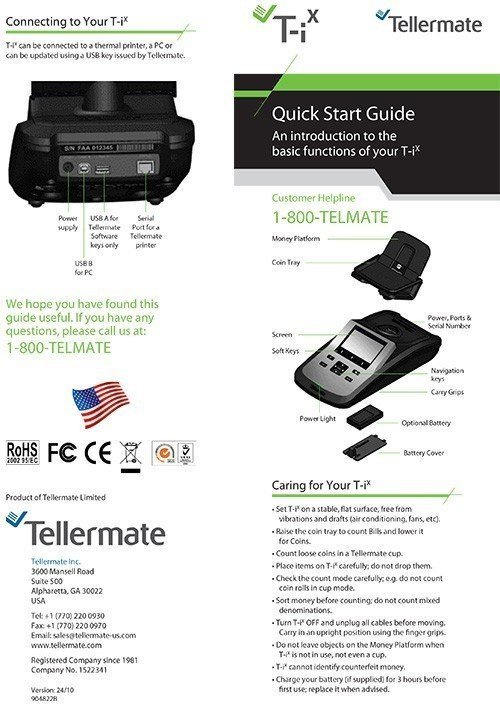 tellermate_quick_start_guide_us-1 - Tellermate Canadian English