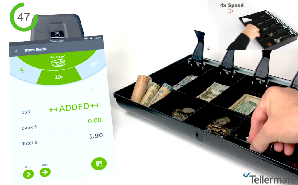 Touch Cash Counting screenshot - Tellermate USA