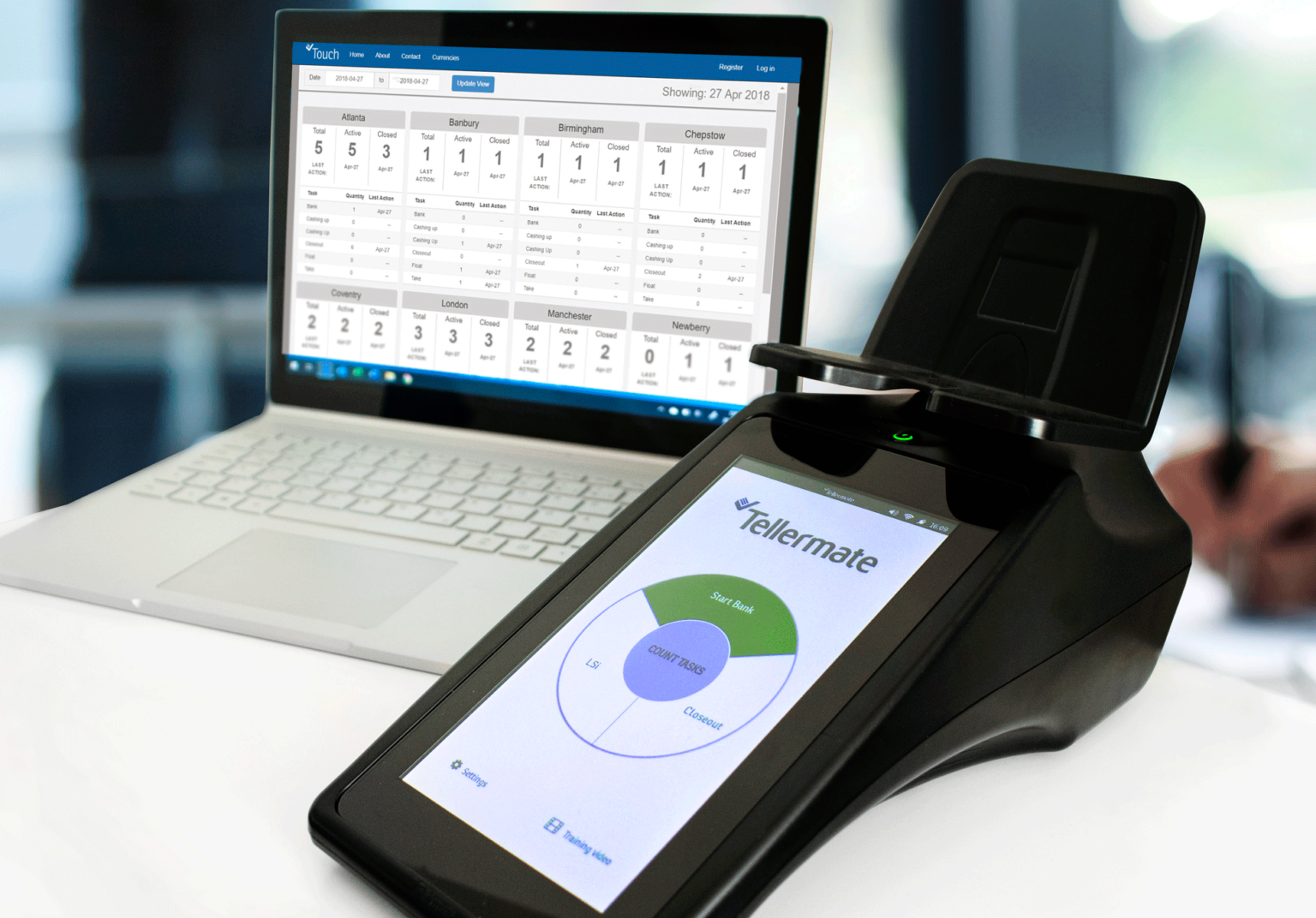 Tellermate Touch brings familiarity to cash counting - Tellermate UK